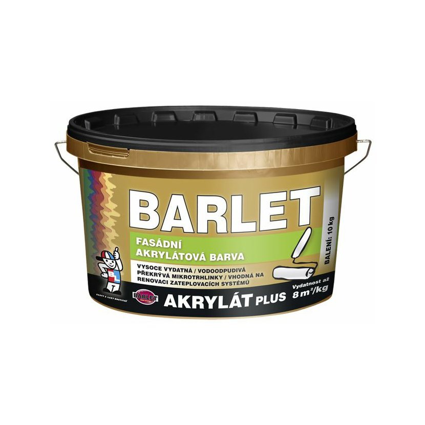 Barlet akrylát PLUS - bez plniva bílý 5 kg